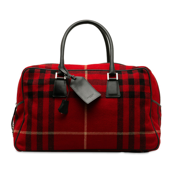Burberry | Bags | Burberry Wool House Check Overnight Bag | Poshmark